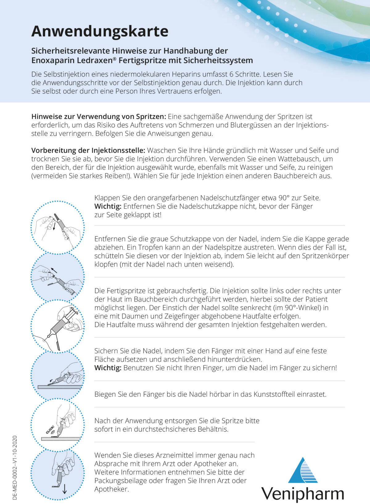 Patienten - Enoxaparin Ledraxen